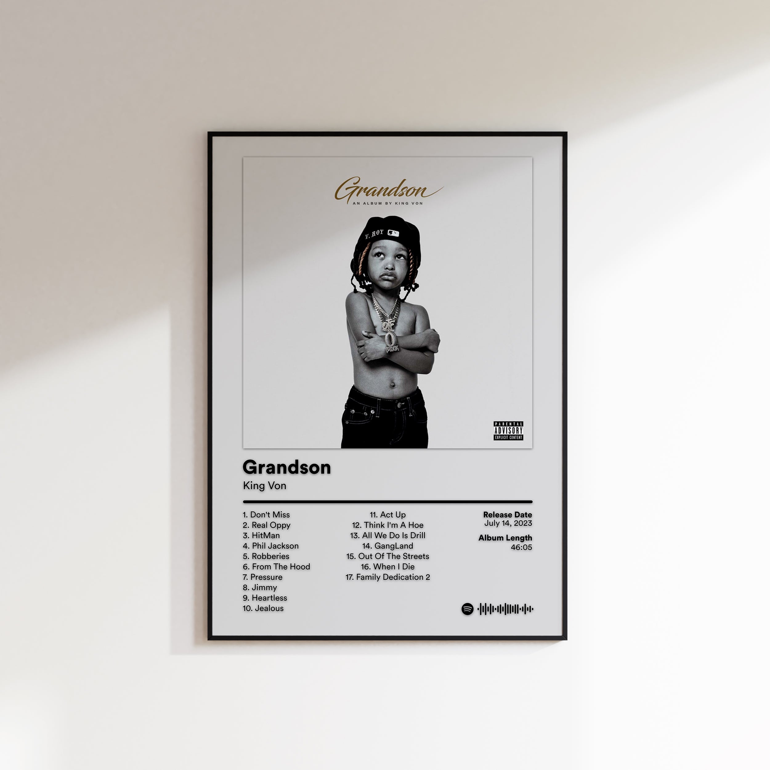 King Von Album Posters – Radial Posters