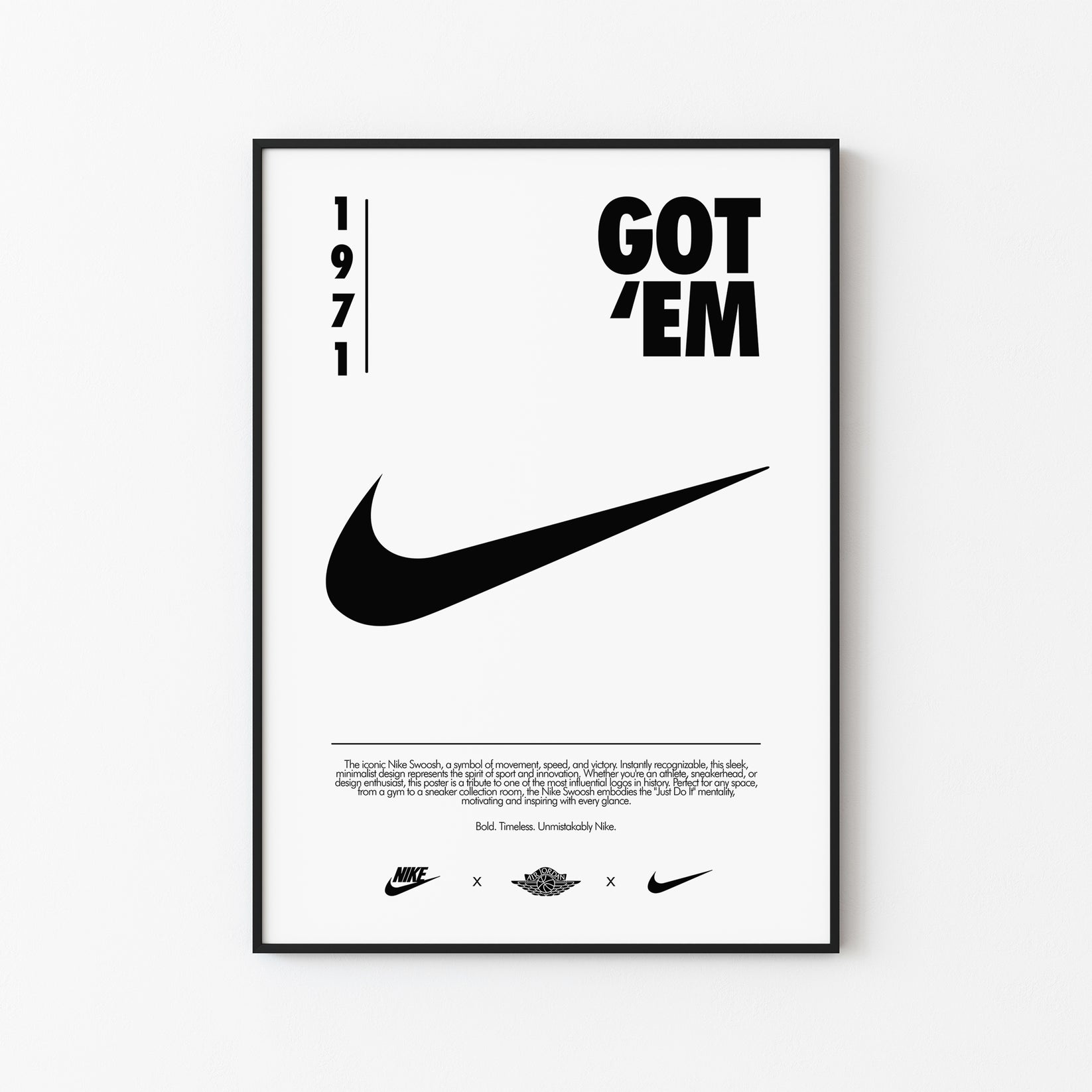 Nike Founders 1971 Poster – Radial Posters