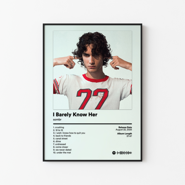 sombr Album Posters – Radial Posters